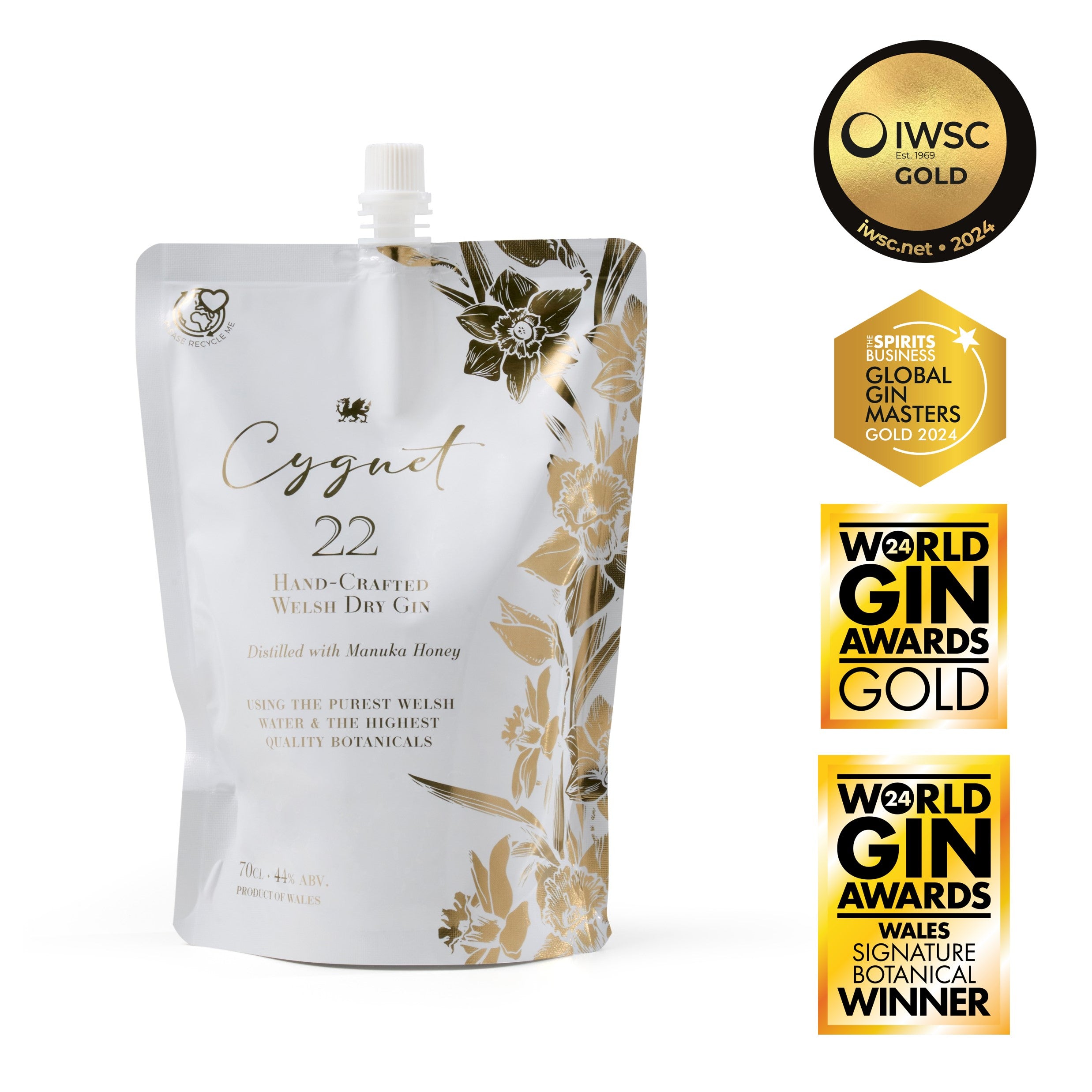 Cygnet 22 Gin 70cl Pouch – Cygnet Distillery